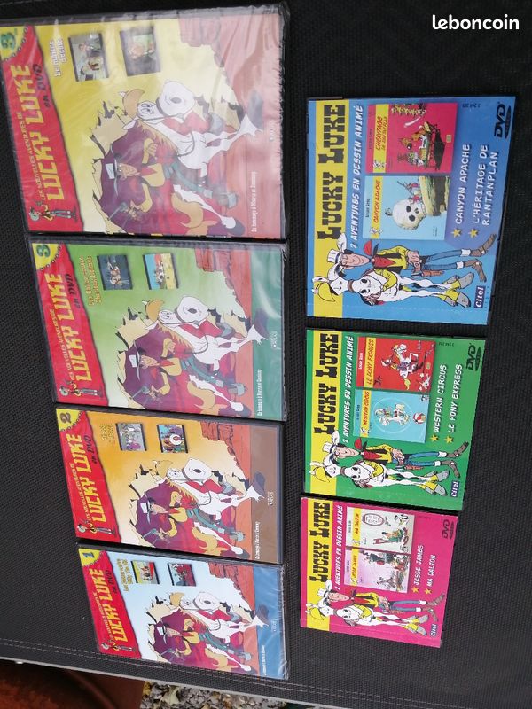 Lot de 7 DVD Lucky Luke - DVD - Films