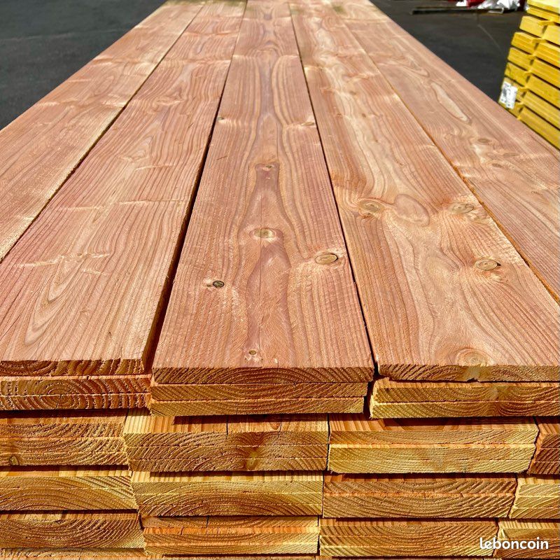 Volige douglas pour bardage bois - Bricolage