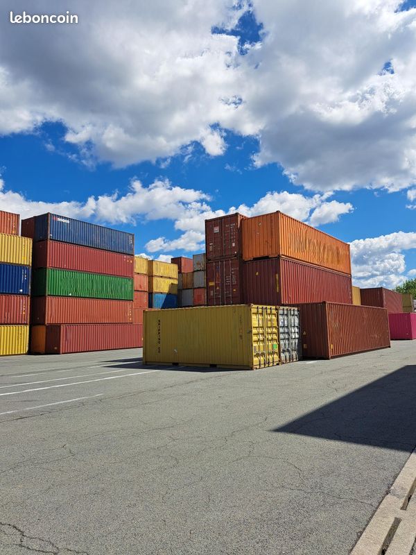 63- VISIBLE ET DISPONIBLE SUR DEPOT - container maritime - 40 pieds ...