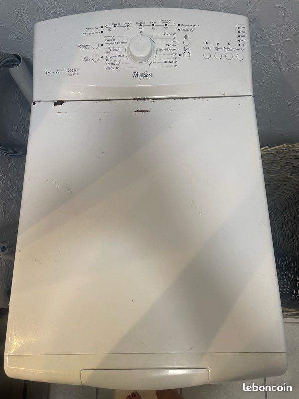 URGENT- cause demenagement vends Lave-linge Whirpool - Électroménager