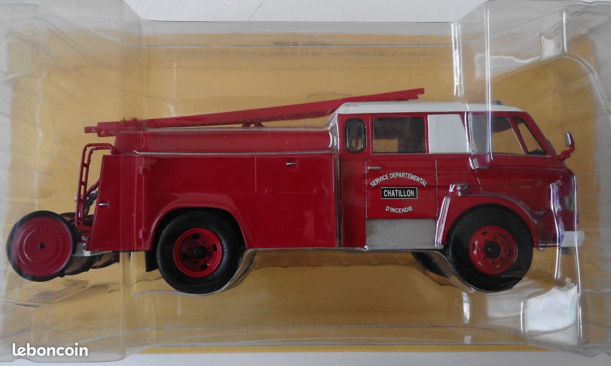 01 - LE FOURGON-POMPE TONNE BERLIET SUR CITROEN TYPE PY BELPHEGOR ...