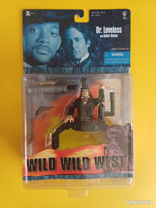 Figurine jouet vintage en blister 1999, Film WILD WILD WEST, WB Toys ...