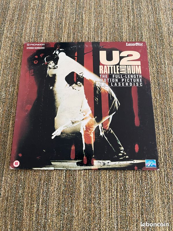 U2 - Rattle and hum / Laser disc / laserdisc / CD Vidéo / CDV - DVD - Films