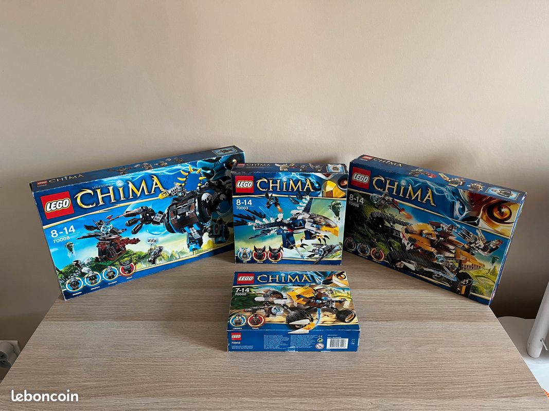 Lego Chima lot de 4 boites - Jeux & Jouets