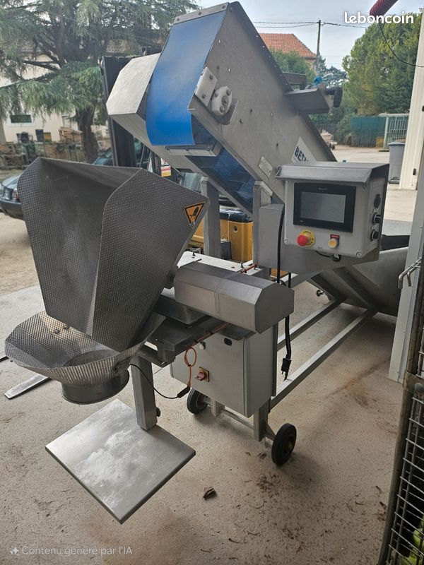 Tremis inox avec bac de trempage et peseuse - Matériel agricole