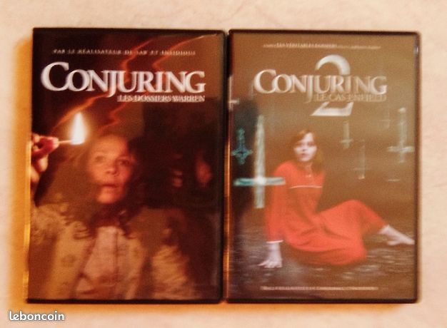 Lot de 2 DVD Conjuring 1 et 2 - DVD - Films