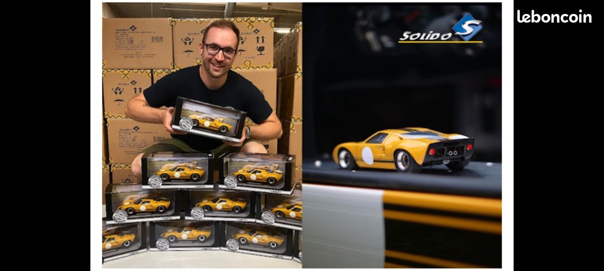 Voiture miniature Ford gt 40 solido Benjamin workshop - Collection
