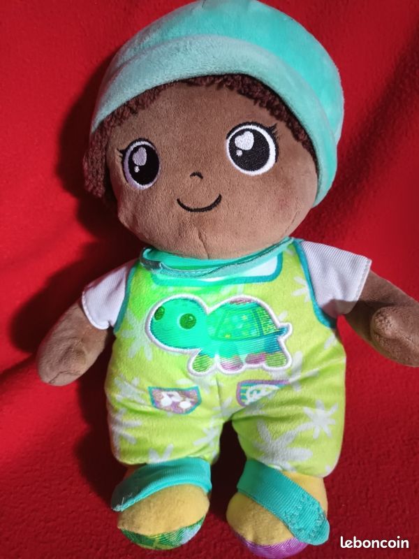 Ma Première poupée doudou musicale Sacha – peluche Vtech - Jeux & Jouets