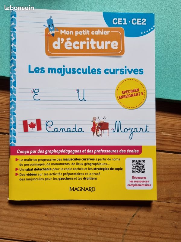 Mon petit cahier d'écriture, ce1 ce2 - Papeterie & Fournitures scolaires