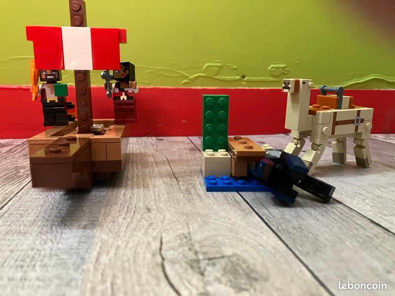 Le voyage du bateau pirate lego Minecraft - Jeux & Jouets