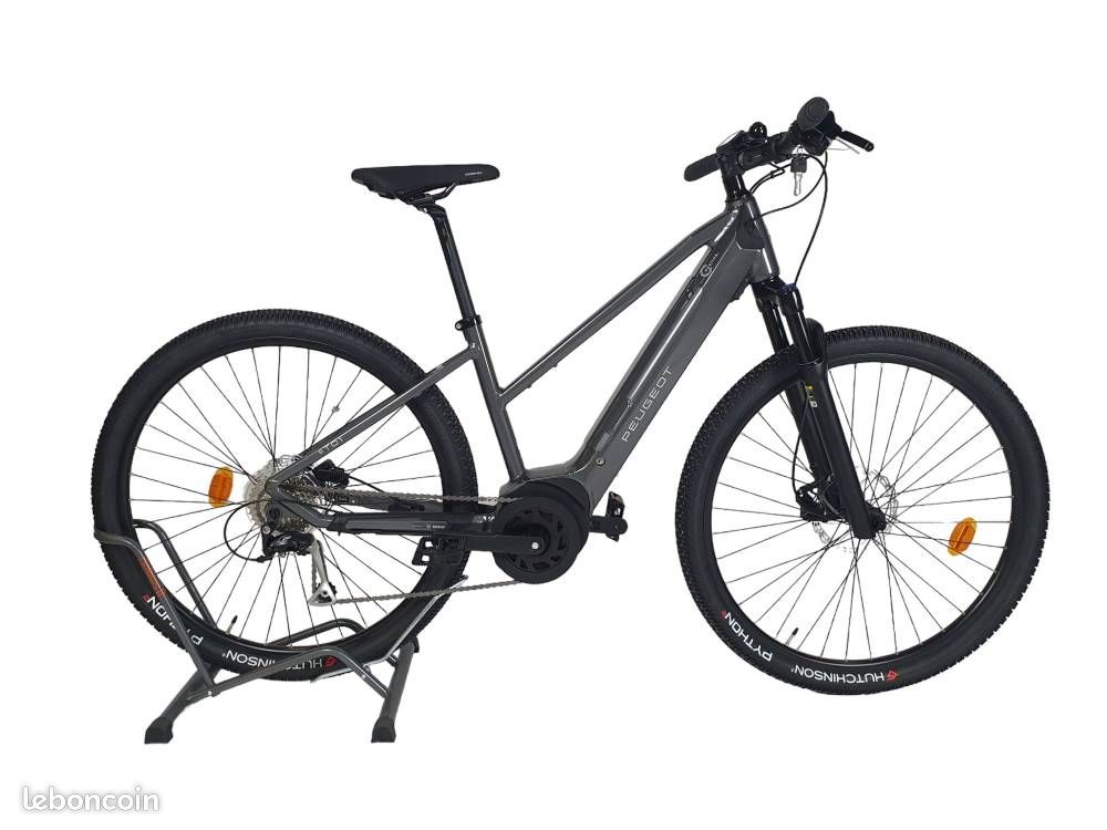 VTC électrique PEUGEOT eT01 CrossOver Mixte D9 - Gris - Vélos