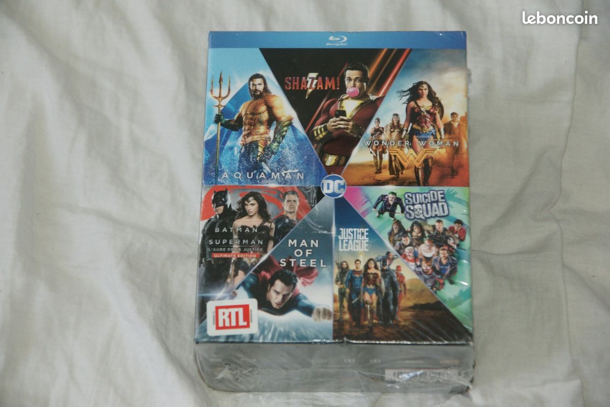 COFFRET DC extended universe 7 films blu-ray NEUF blu-ray - DVD - Films
