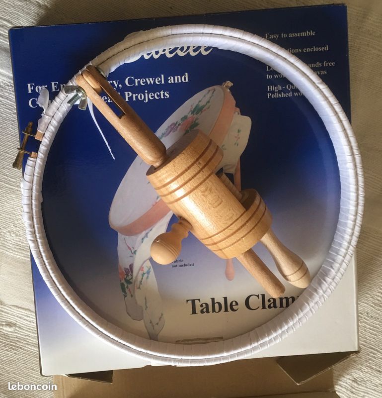 Tambour à broder de table LMC Elbesse - Loisirs créatifs
