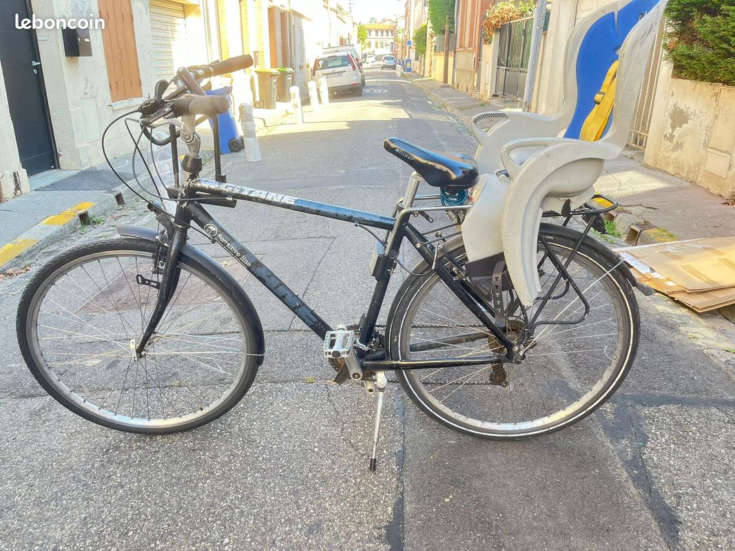 Vélo Gitane femme avec siège bébé - Vélos