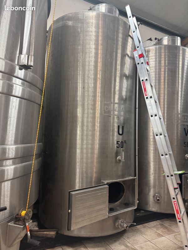 Cuve inox 50 hl isotherme - Matériel agricole