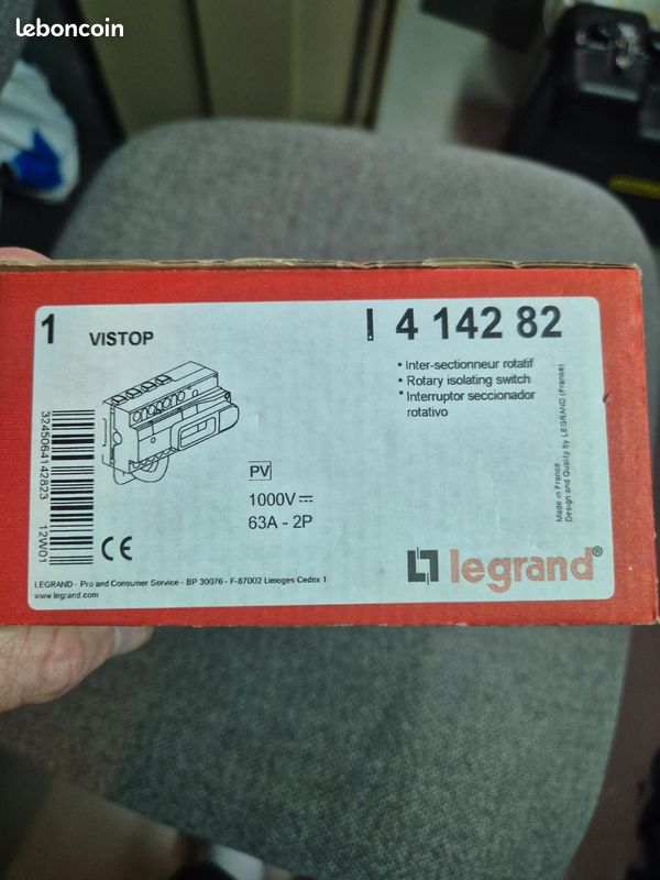 Interrupteur-sectionneur modulaire rotatif Legrand Neuf jamais câblé ...