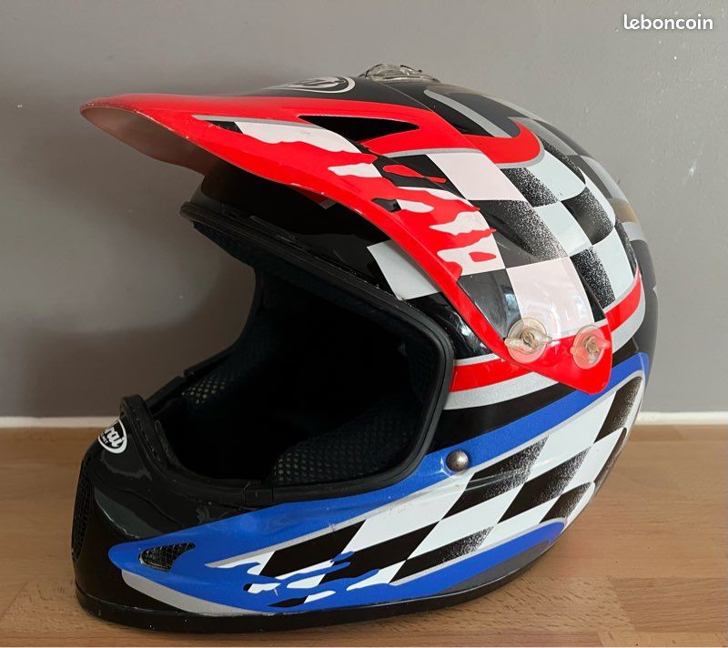 Casque Arai Vx motocross vintage réplica Scott Summers noir ...