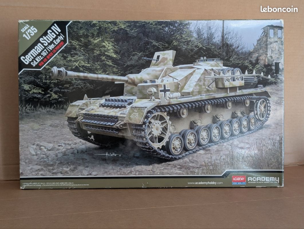 Maquette 1/35 ACADEMY 13522 StuG IV Early Version (Début de Production ...